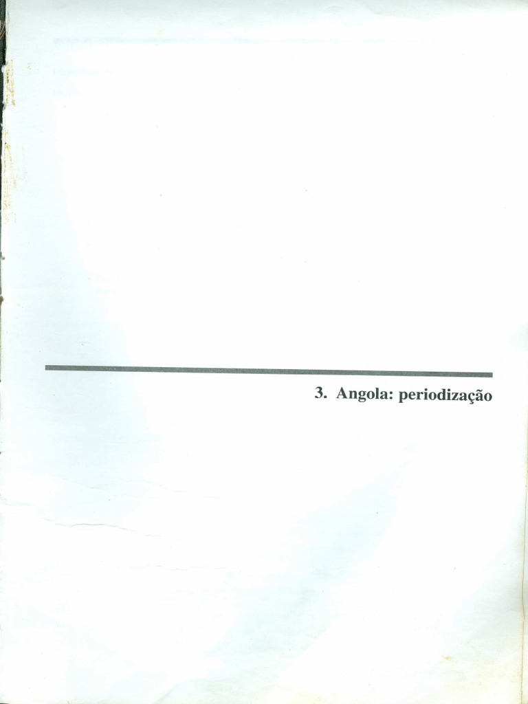 Periodiz. Angolana | PDF