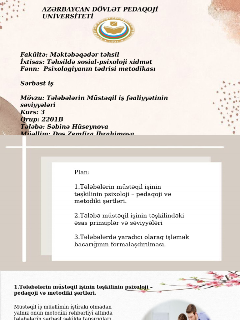 PTM - Sebine Hüseynova TSP2201B | PDF