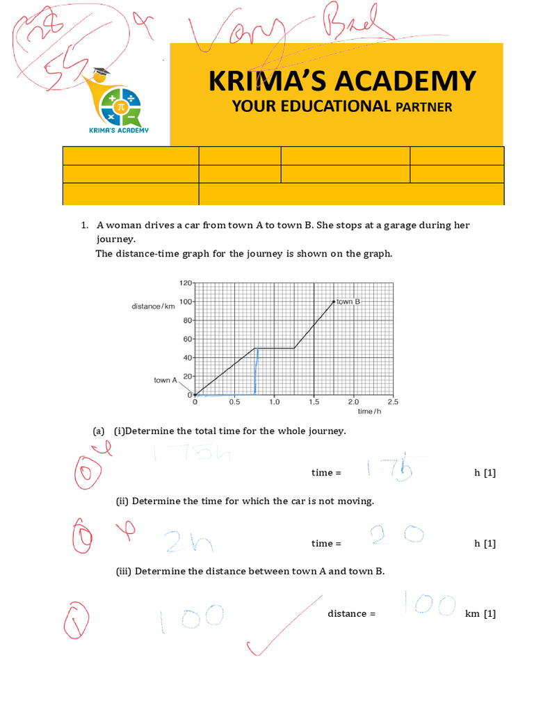 Krima Academy Revision Paper IGCSE I FINAL PHY P4 P2 | PDF | Collision | Weight