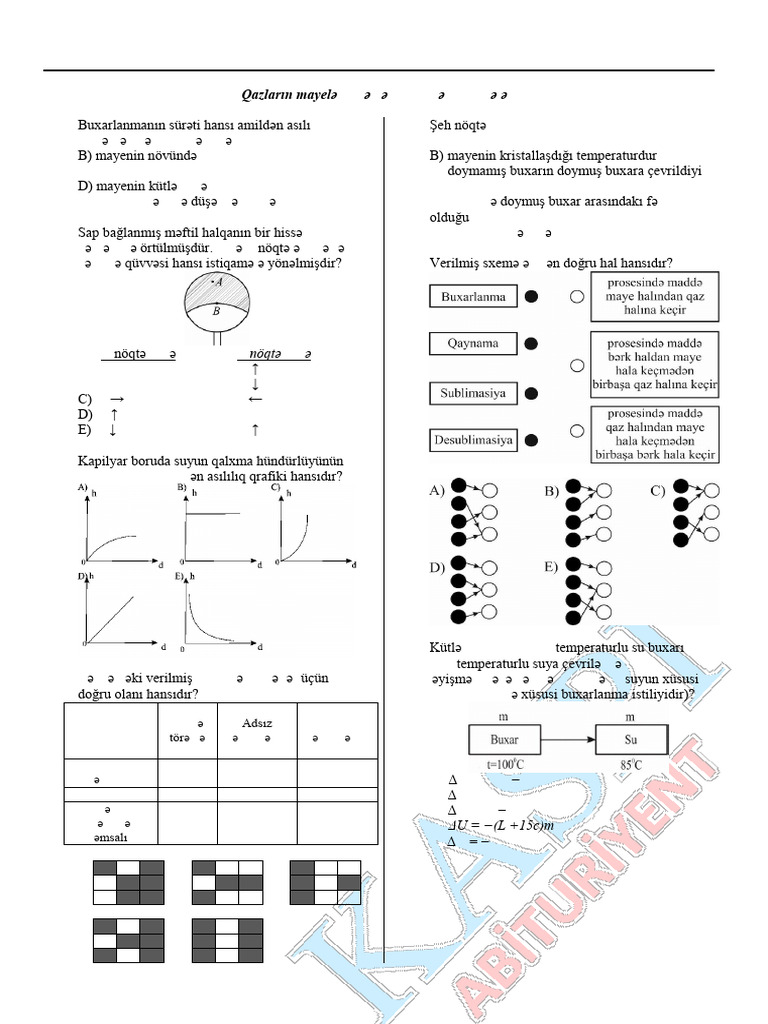Kuiz - 9 - AZE - Fizika - 11 Sinif | PDF