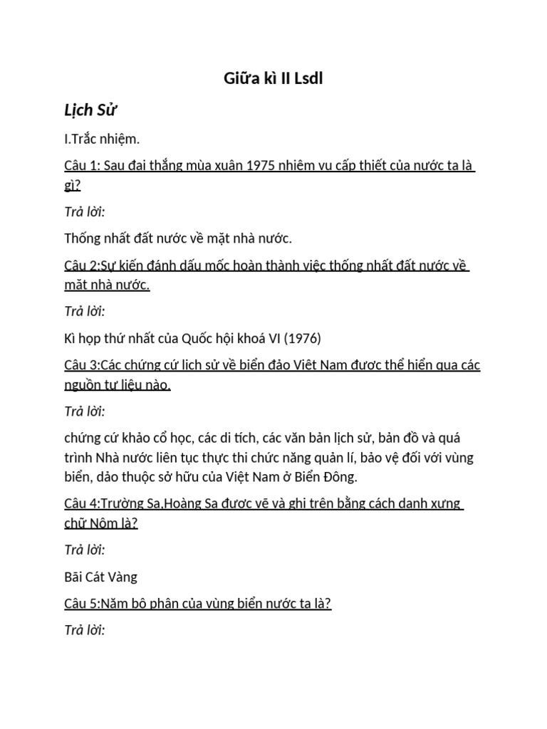 Gi A Kì II LSDL | PDF