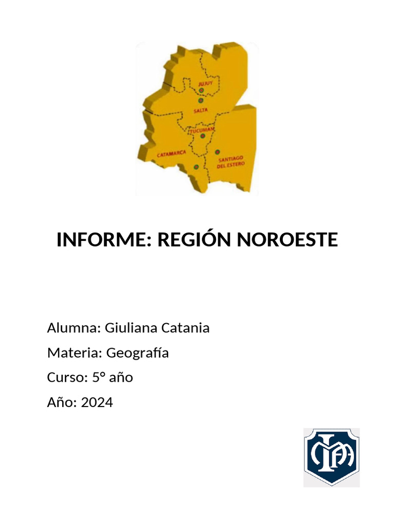 Características de la Región Noroeste | PDF | Entorno natural ...