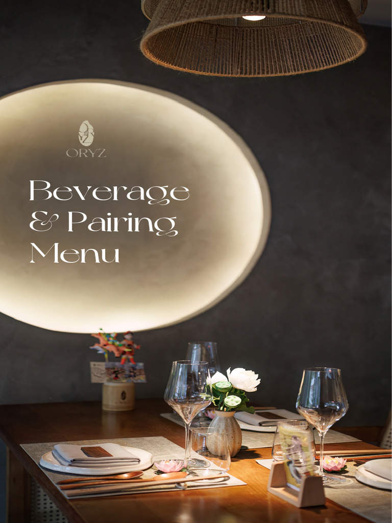 Bev Bev Pairing Menu For Web 1 | PDF | Fermented Drinks | Wine