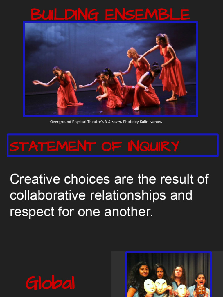Drama Geeks - Ensemble Summative (Online) - 6 ODD | PDF | Creativity