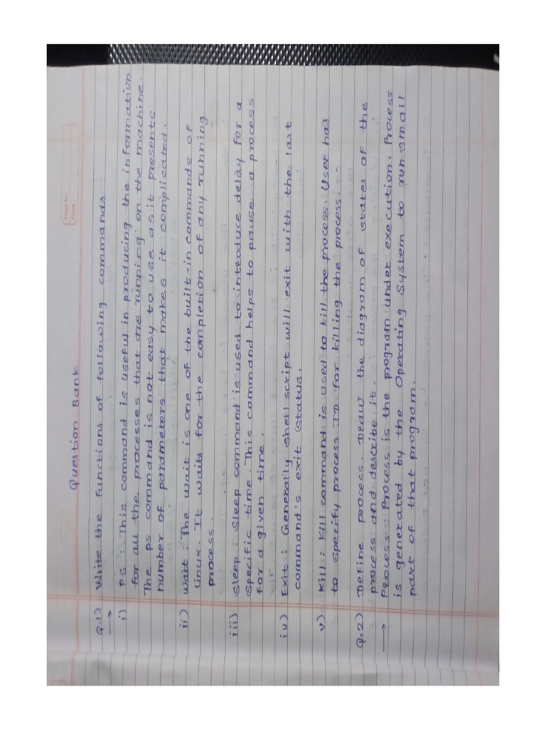 OSY Question Bank | PDF