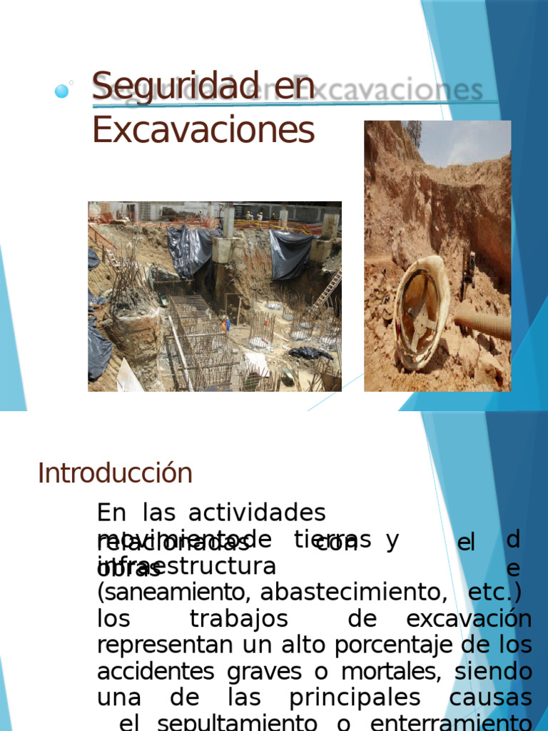 Seguridad Trabajos Excavacion.pdf-2.PDF | PDF | Riesgo | Suelo