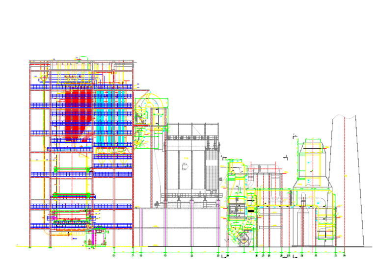 224F 0锅炉总图0120 Model2 | PDF