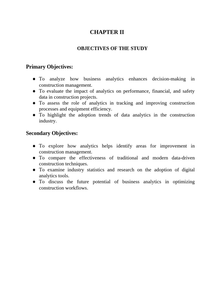 Business Analytics in Construction Management | PDF