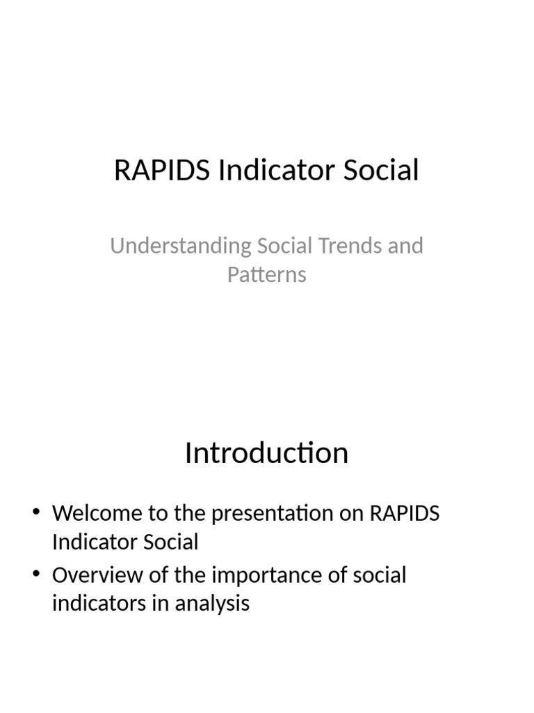 RAPIDS Social | PDF