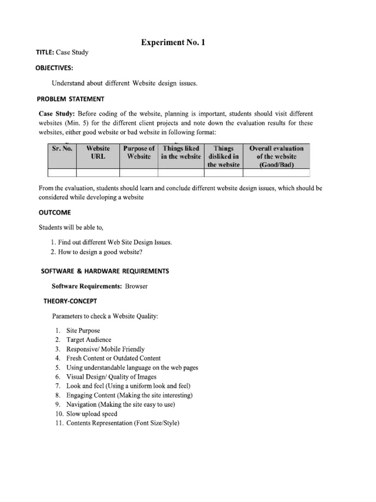 WT First Practicle | PDF