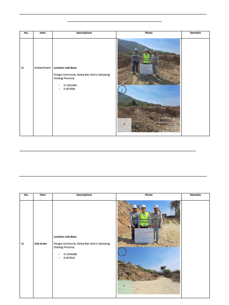 CW10 - Borrow Pits Location | PDF