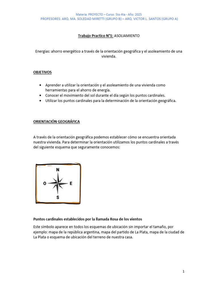 TPN°1 - 2024 - Asoliamiento | PDF