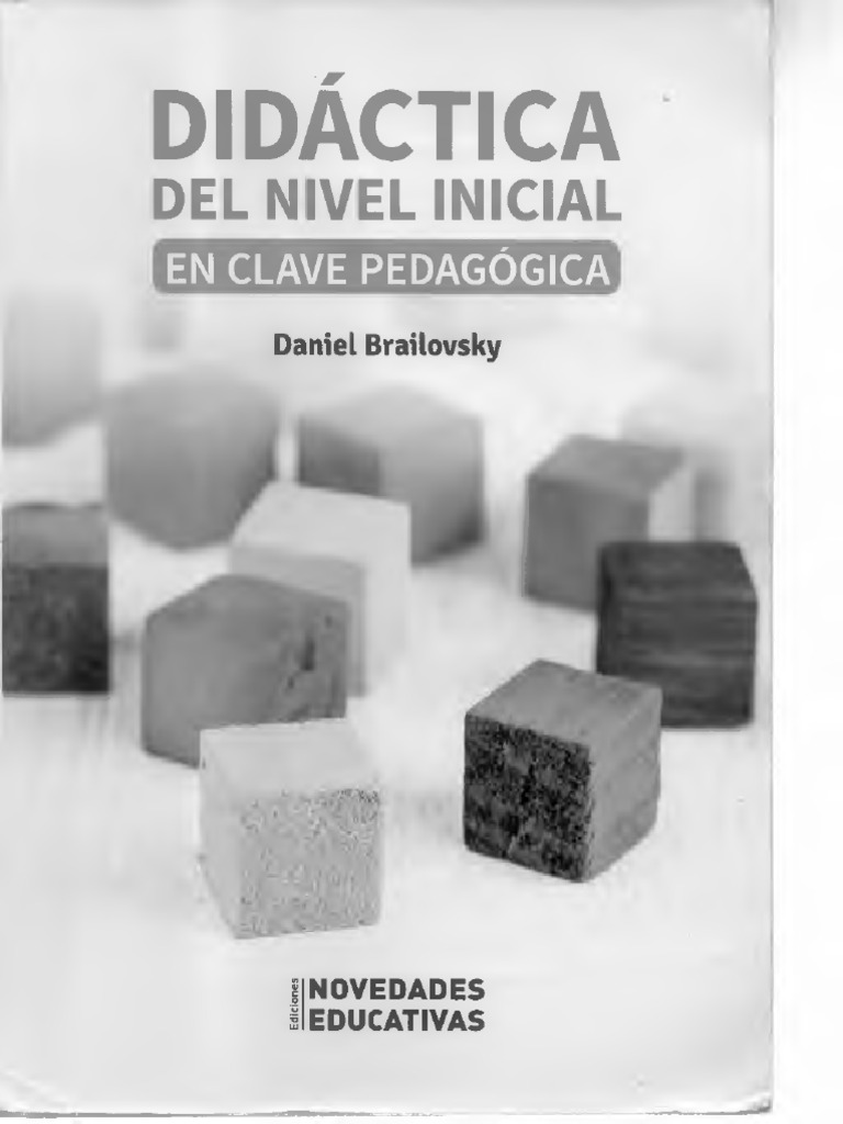 Didáctica de Nivel Inicial - en Clave Pedagógica (Daniel Brailovsky) | PDF