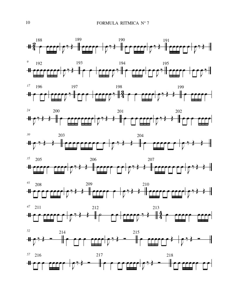 Solfeo Ritmico 7 | PDF