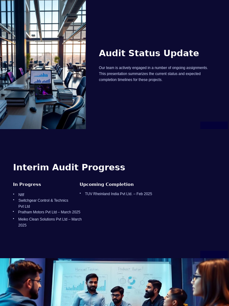 Audit-Status-Update Jan To Mar 2025 | PDF