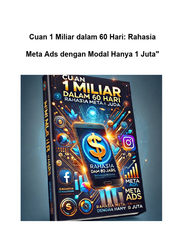 E-book-Cuan 1 Miliar Dalam 60 Hari - Rahasia Meta Ads Dengan Modal Hanya 1 Juta | PDF