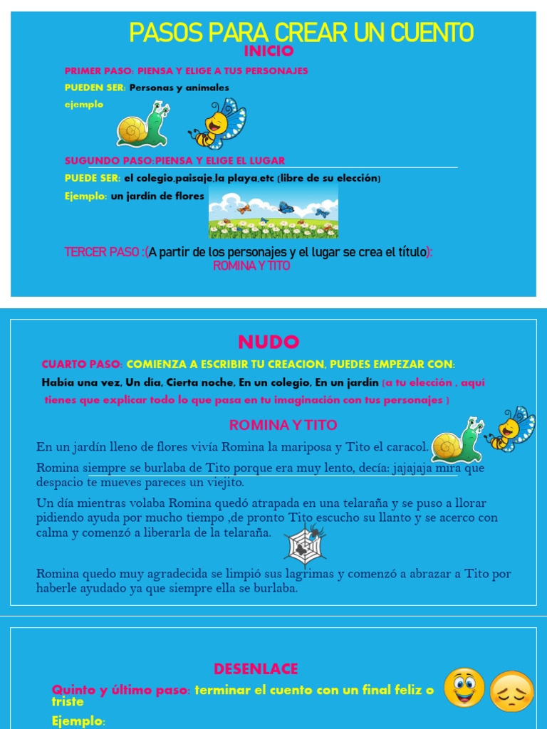 Pasos para Crear un Cuento Infantil | PDF