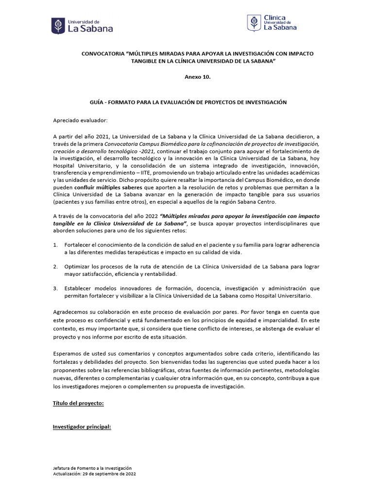 Anexo_10._Guia-Formato-Evaluacion_de_proyectos_Multiples_miradas | PDF | Enseñando | Sustentabilidad