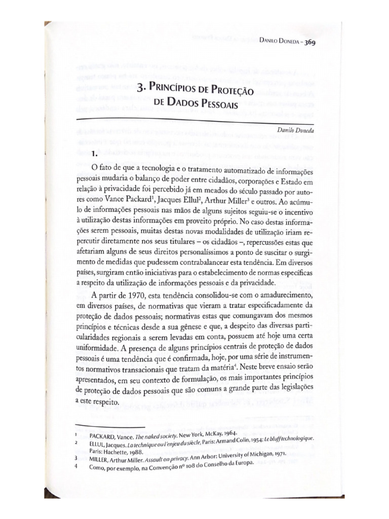 Aula 2 - Danilo Doneda | PDF
