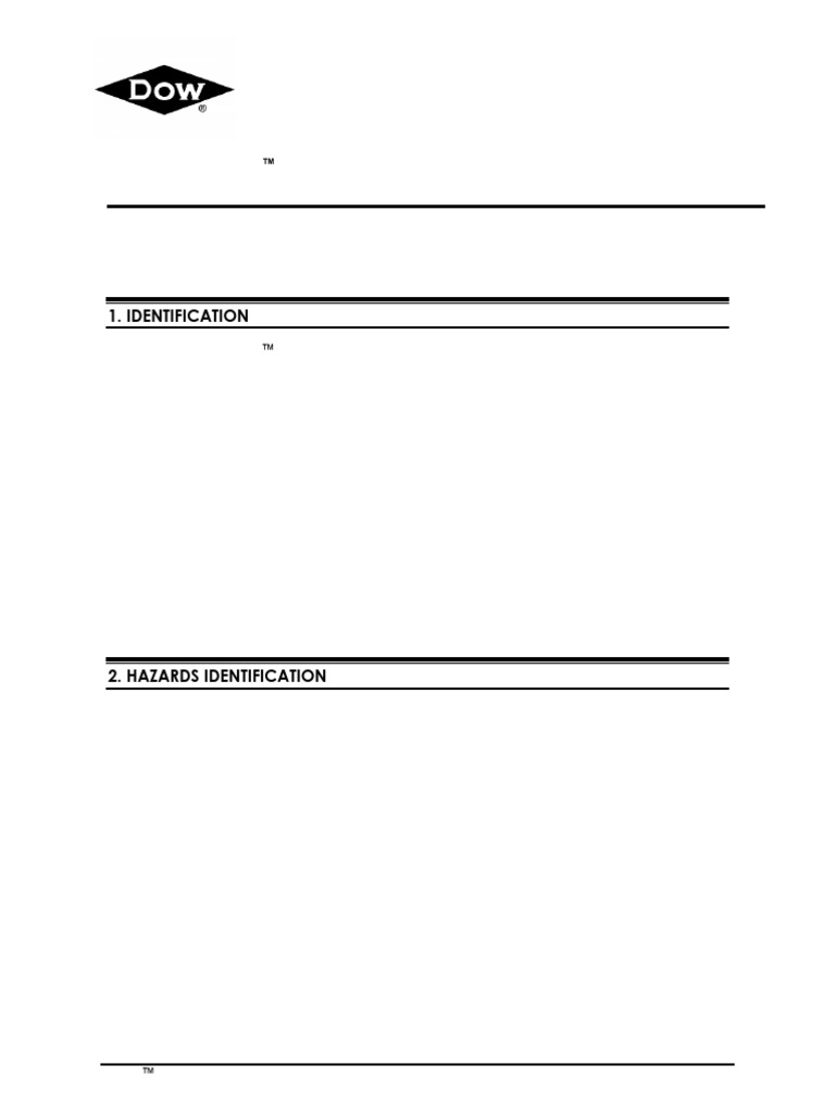 DOWSIL 9701 Cosmetic Powder SDS | PDF | Toxicity | Dangerous Goods