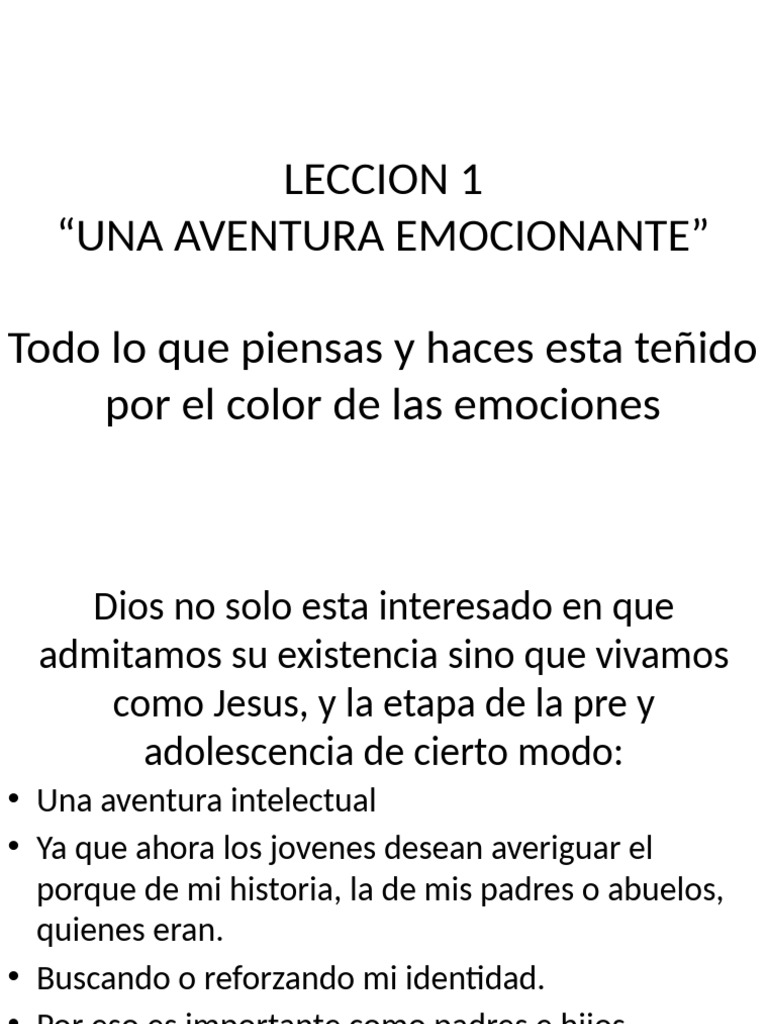 Capitulo 1una Aventura Emocionante | PDF | Ira | Las emociones