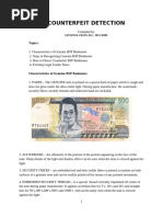 Philippine Currency Security Features | PDF | Philippines