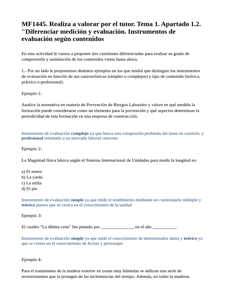 MF1445. Realiza A Valorar Por El Tutor. Tema 1. Apartado 1.2 ...