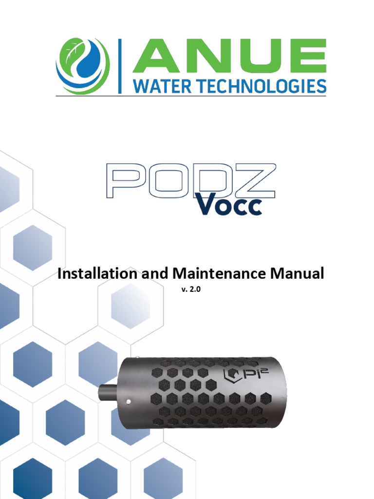 PODZ Vocc Installation & Maintenance Guide | PDF | Environmental ...