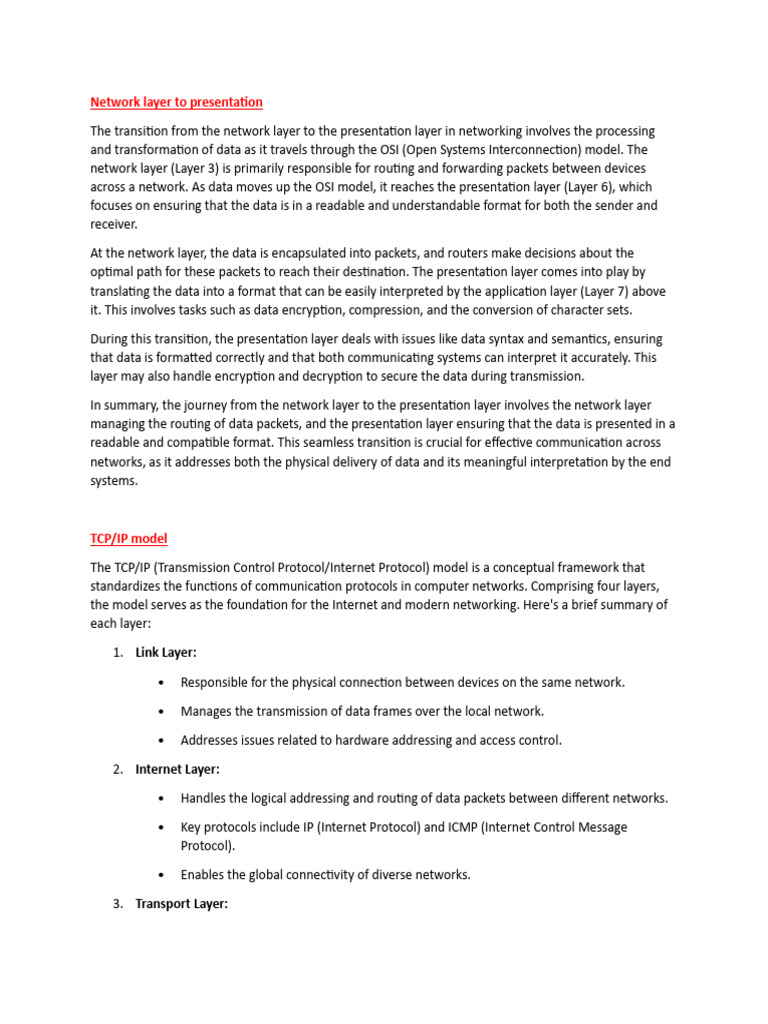 Network Standards and Network Protocols | PDF | Computer Network | Osi Model