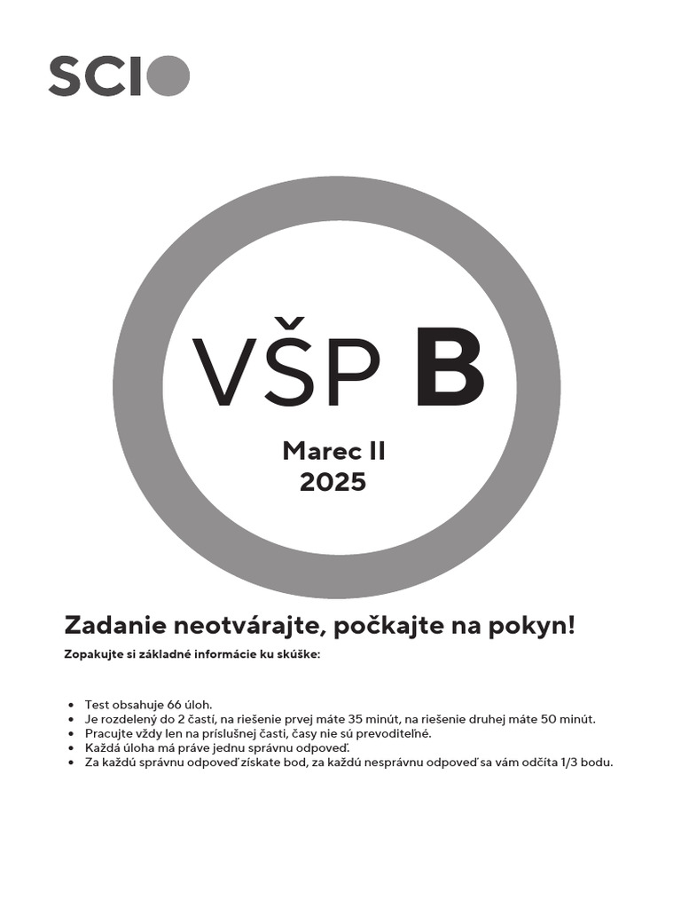 VSP NPS 2024 2025 T5 Varianta B | PDF
