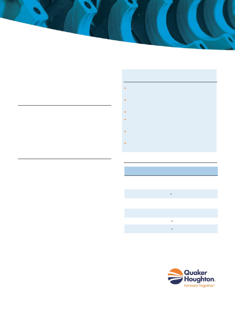 Tds - Quakercool 2822 Datasheet | PDF | Agua