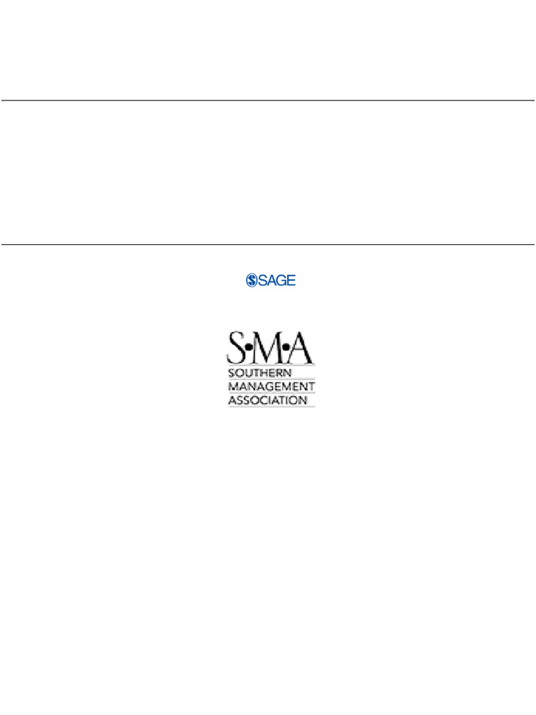 Journal of Management | PDF | Information | Transparency (Behavior)