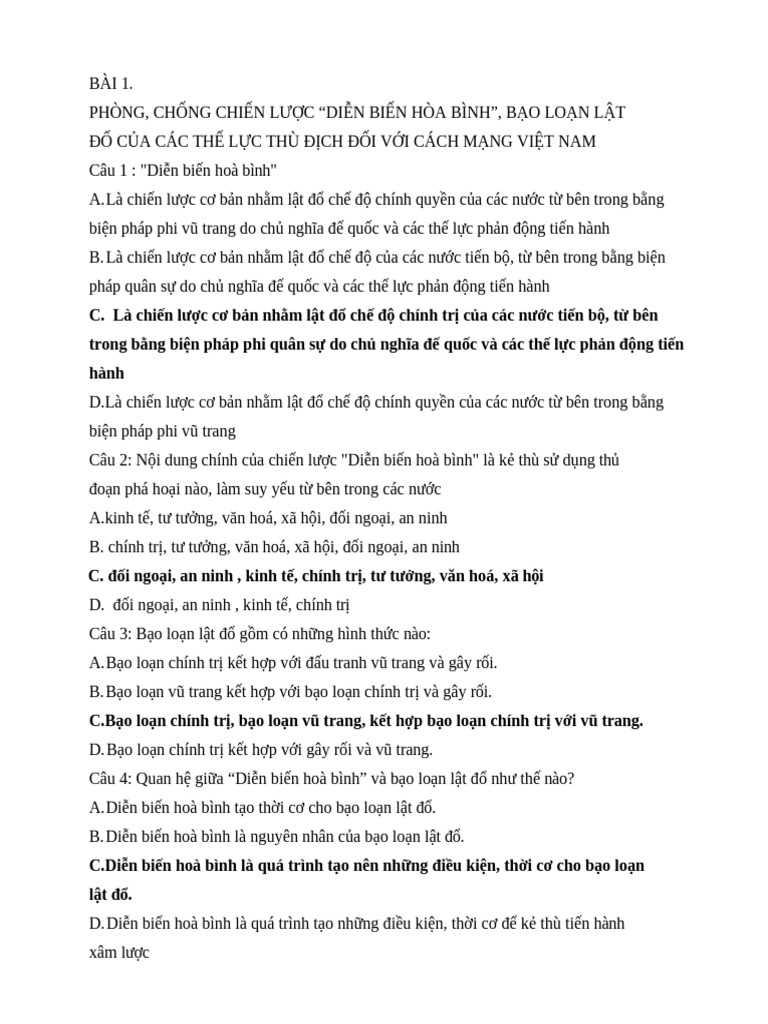 trắc nghiệm qpan2 | PDF