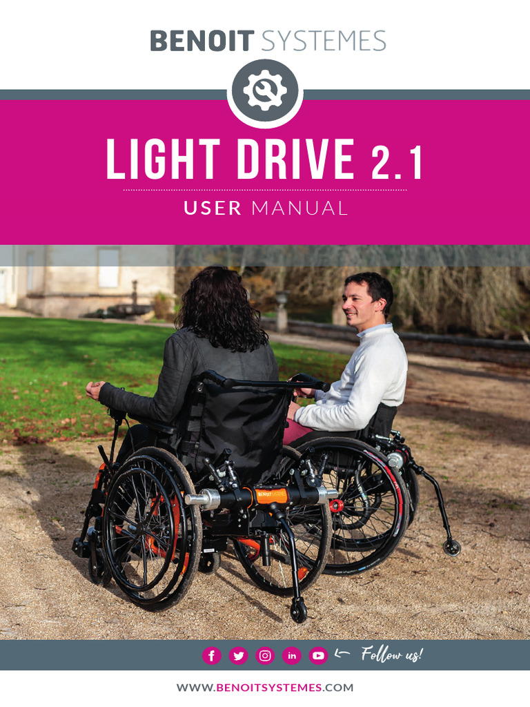 Light Drive 2.1 Wheelchair Manual | PDF | Wheelchair | Clutch