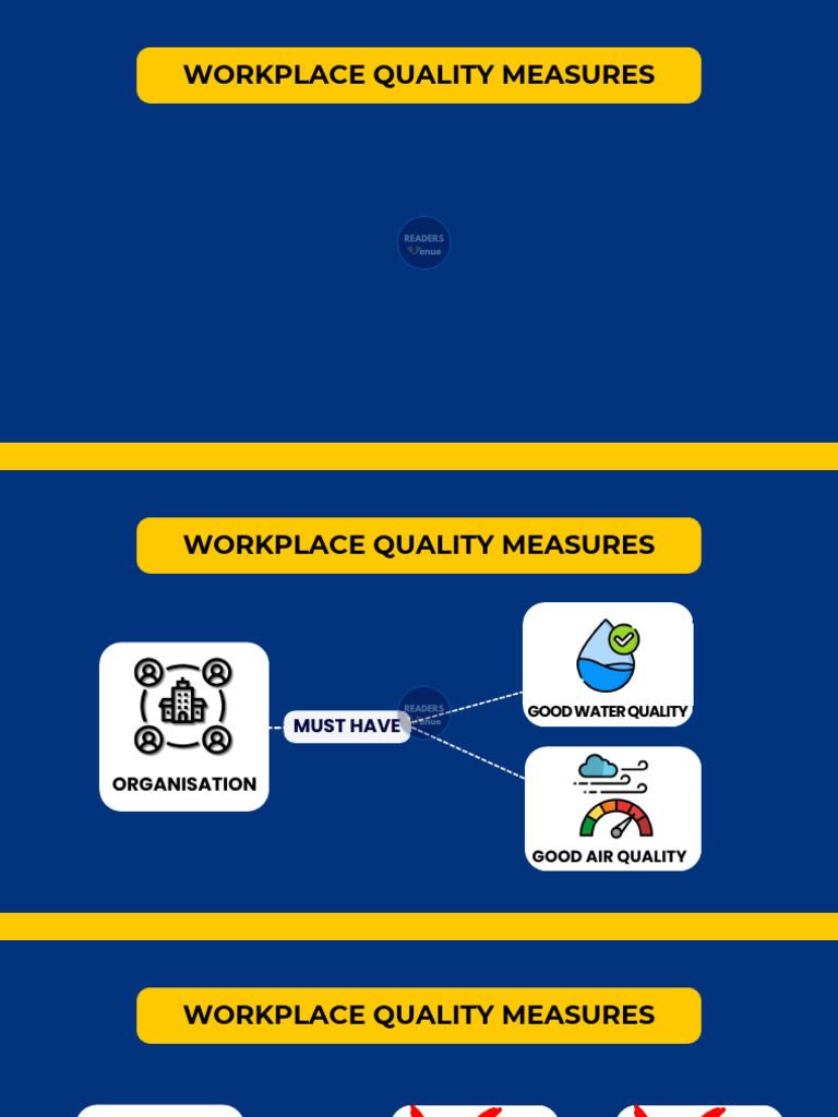 Workplace Quality Measures Notes Readers Venue | PDF | Water Pollution ...