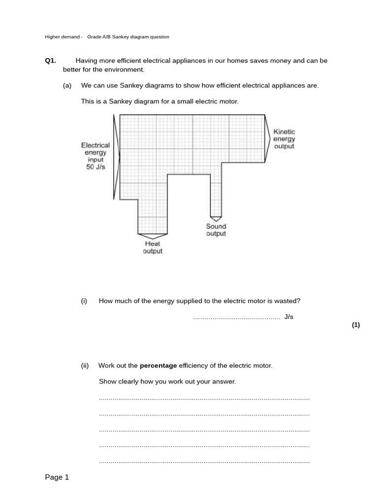 Sankey Diagrams for Energy Efficiency | PDF | Heat | Gasoline