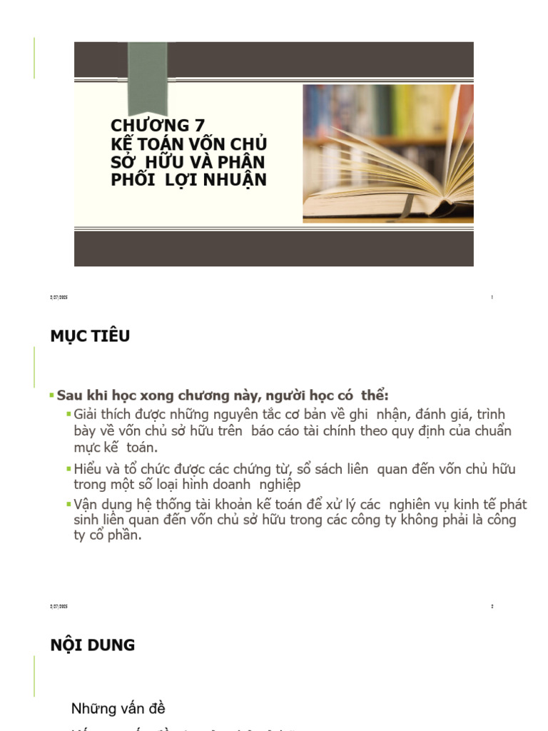 Kttc1-Chương 7 | PDF