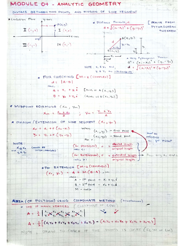 4. Analytic Geometry | PDF