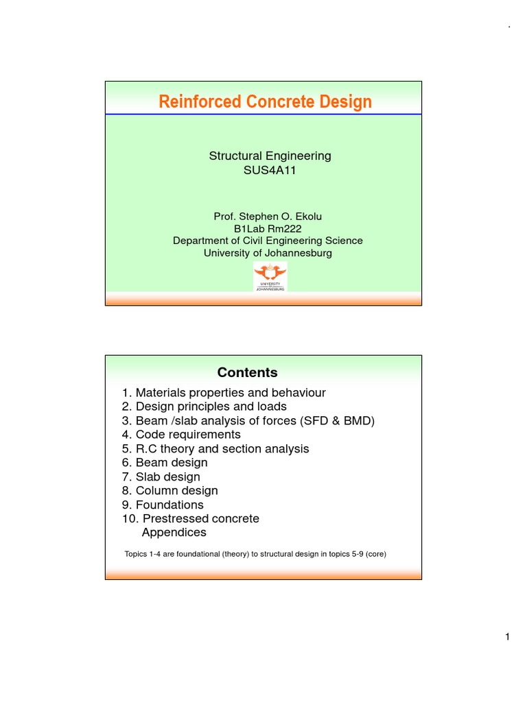 updated concrete notes | PDF | Concrete | Deformation (Engineering)