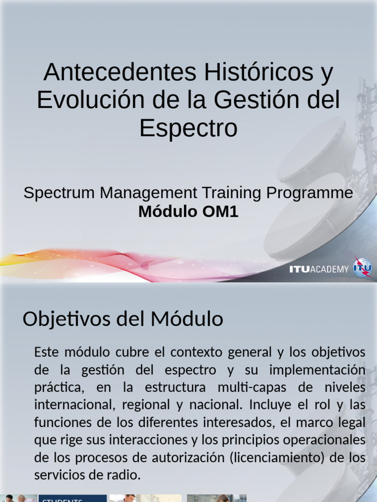 OM1 Sub-Module 1 Presentation-rev-JV Spanish | PDF | Unión ...