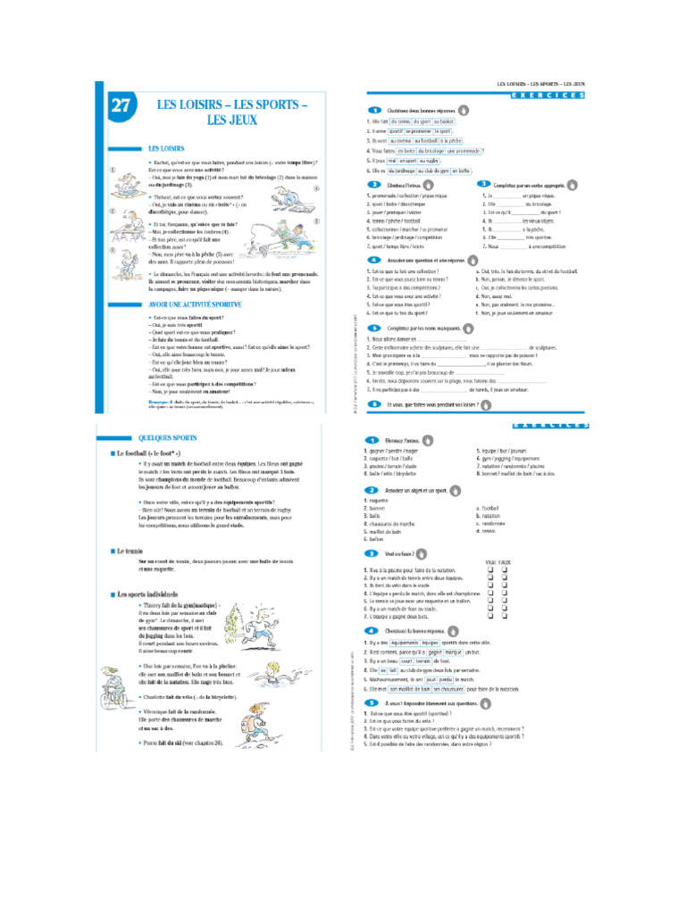 Preuve 3 Francés 5 | PDF