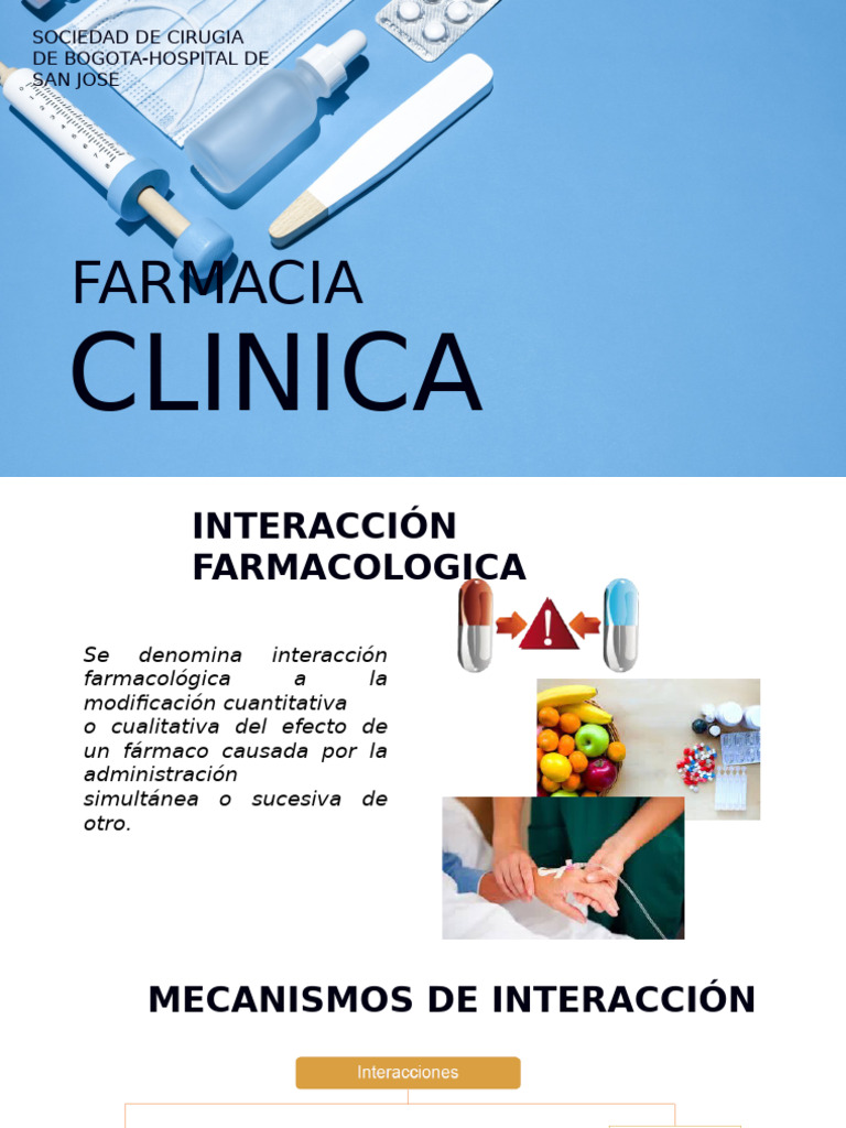 Interacciones Medicamentosas y Conciliación | PDF | Medicamentos con receta | Farmacología