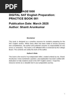 SAT Verbal Practice Test 1 | PDF