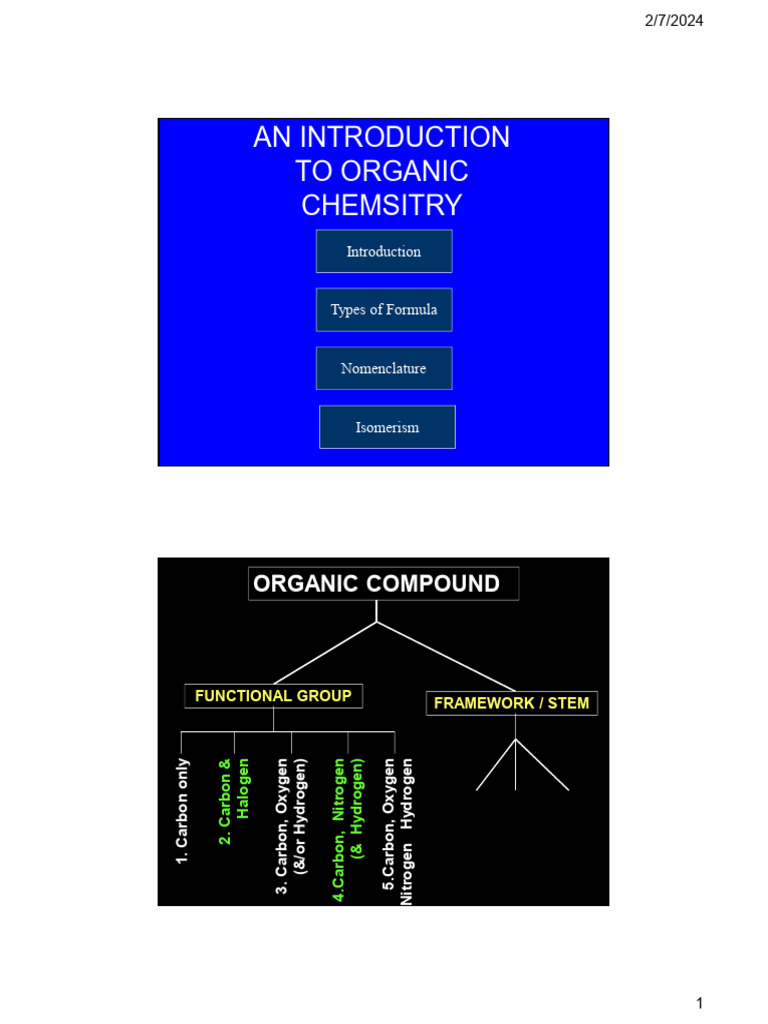 Introduction to Organic Chemistry Concepts | PDF | Functional Group | Ester