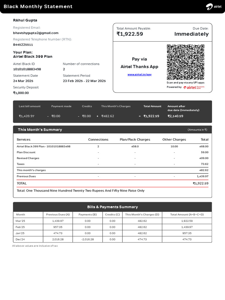 Mar2025 | PDF | Payments