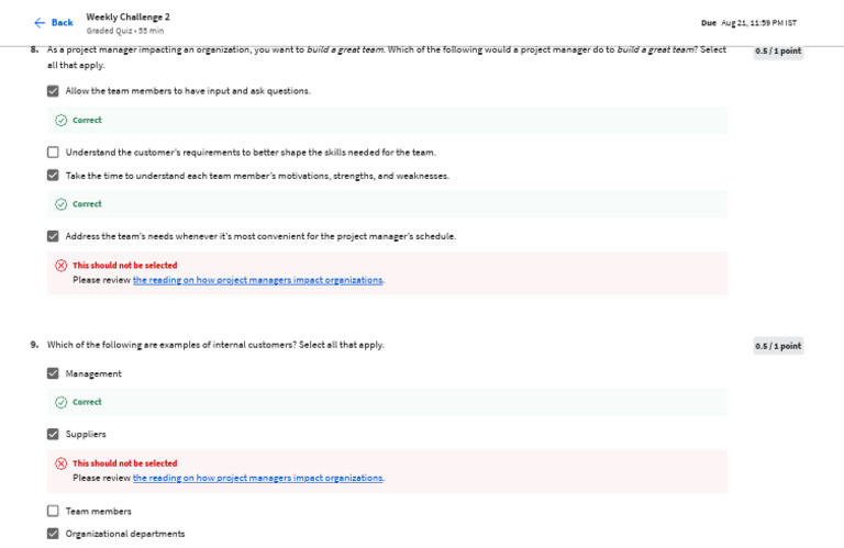 Weekly Challenge 2 - Coursera | PDF | Cognition | Behavior Modification