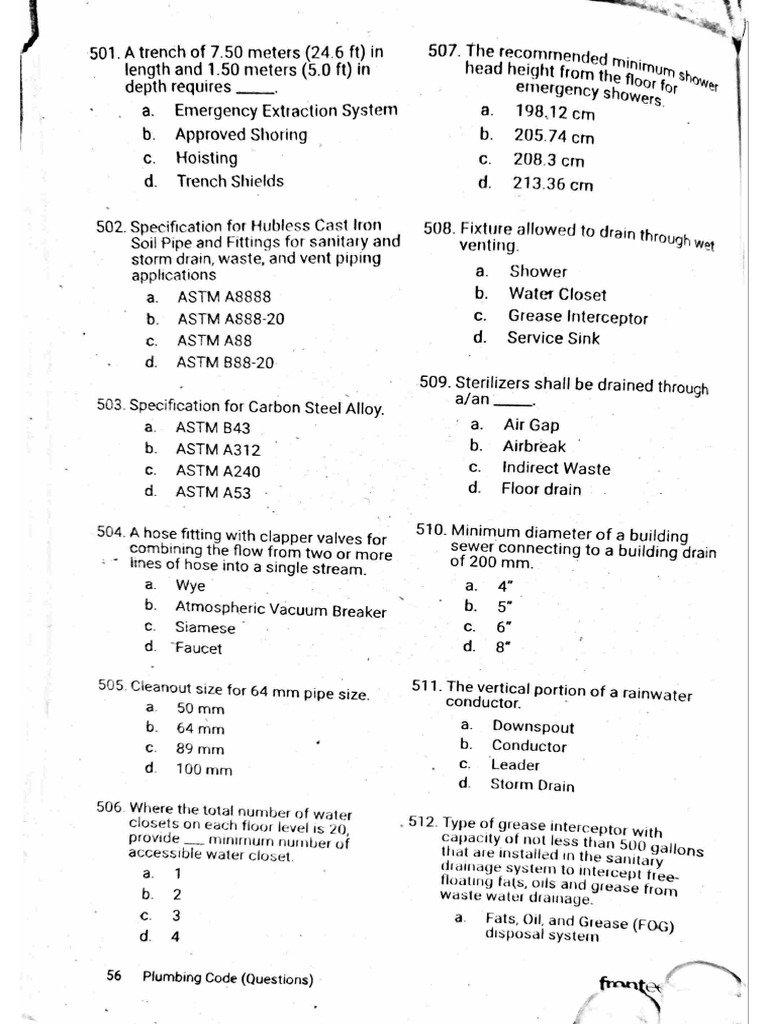 Plumbing Code | PDF