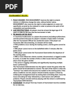 Esports - CODM Rules and Guidelines | PDF