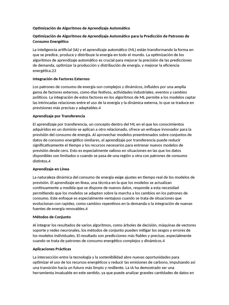 Optimización de Algoritmos de Aprendizaje Automático para La Predicción ...