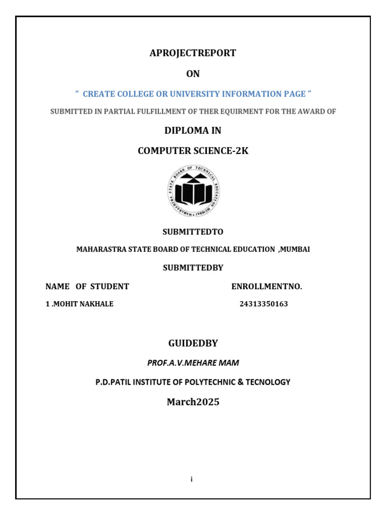 Sample File of Microproject For Uid | PDF | Websites | World Wide Web